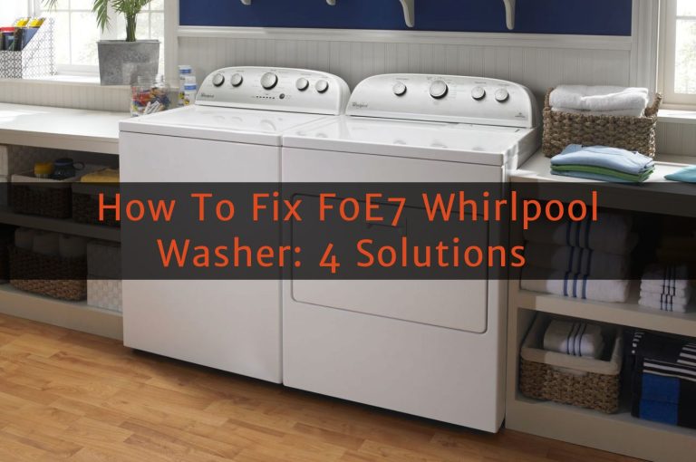 Maytag Washer F5 Error Code Causes And 11 Ways To Fix It Now
